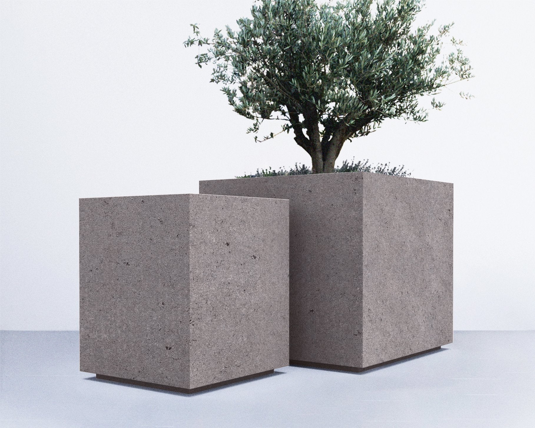 Modern Concrete Block Planters DIY Cinder Block Planter • The Garden